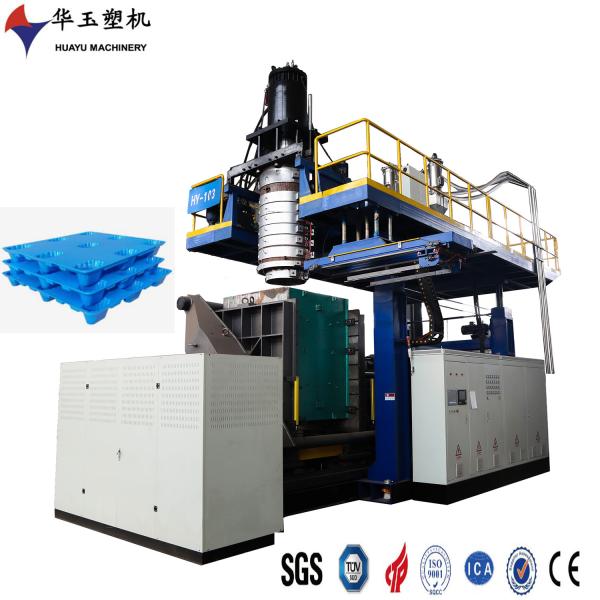Quality 800kg/H Automatic Pallet Small Plastic Blow Molding Machine For Creating for sale