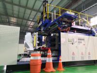 Quality 100L Small Barrel Plastic Road Barrier Blow Molding Machine 700kg/H for sale