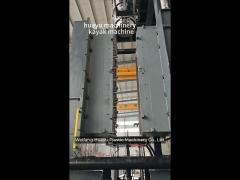 huayu 2-layer hdpe kayak blow moulding machine 2200kn clamping force