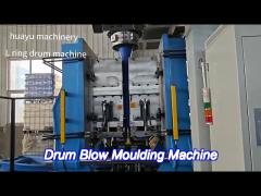 huayu 220l hdpe drum blow moulding machine with siemens plc