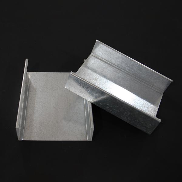 Quality Office Building Light Steel Keel Galvanized C Section Metal Stud Gypsum Track And Stud for sale