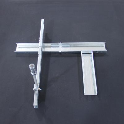 China Customized Gypsum Board Accessories Drywall Profile Galvanized Steel Holder for sale