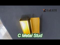 gypsum board galvanized metal studs and tracks drywall runner & stud
