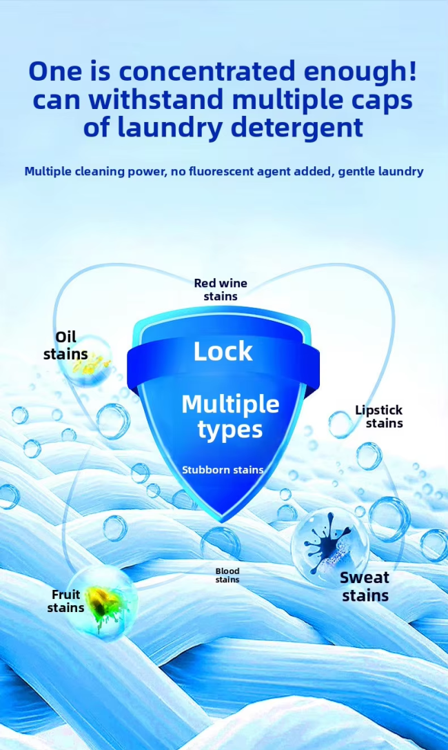 Product comparison showing cleaning effectiveness