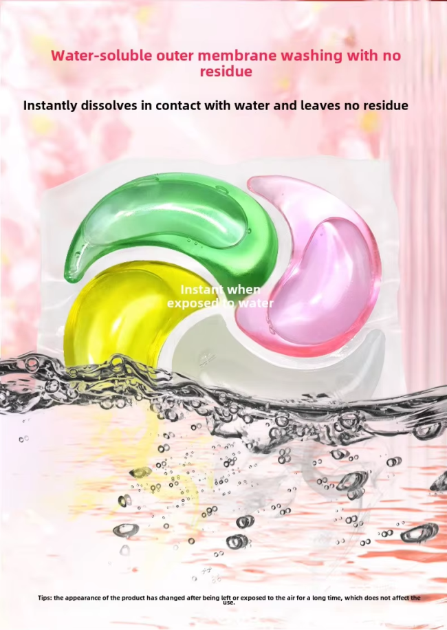 Eco-friendly laundry detergent pods