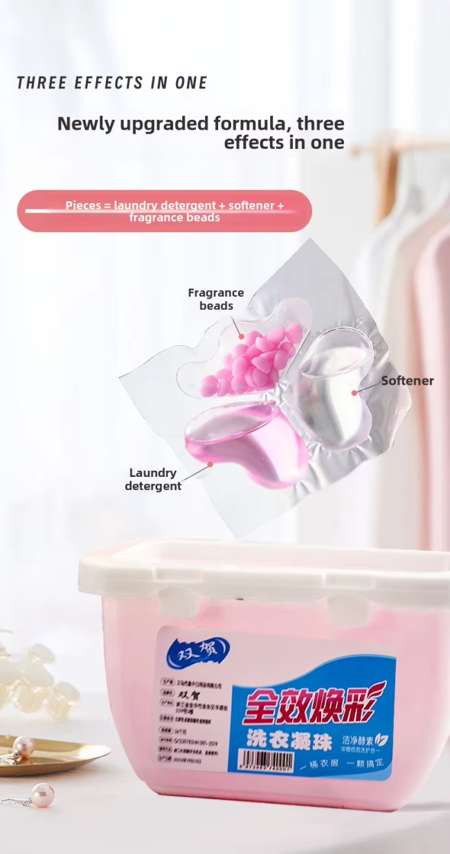 Laundry pods packaging display