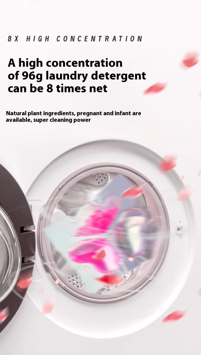 Eco-friendly laundry pods in packaging