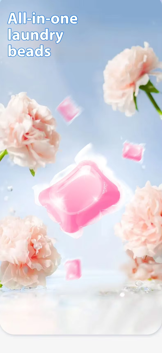 Eco-friendly laundry detergent pods packaging