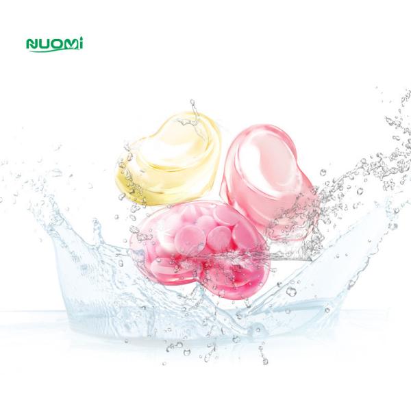 Quality Pink 3 In 1 Laundry Capsule 13g Eco Laundry Pods Washing Clothes for sale