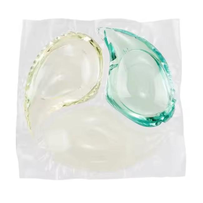 Nuomi laundry detergent pods in plastic packaging