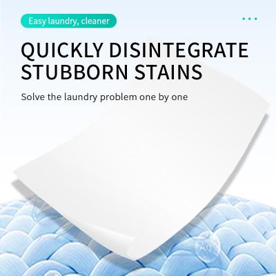 China OEM Laundry Detergent Sheet Biodegradable Washing Machine Sheets for sale