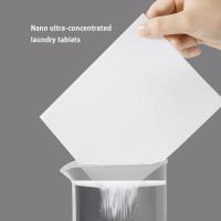China Bio Washing Machine Detergent Sheets White Laundry Sheets Eco Friendly for sale