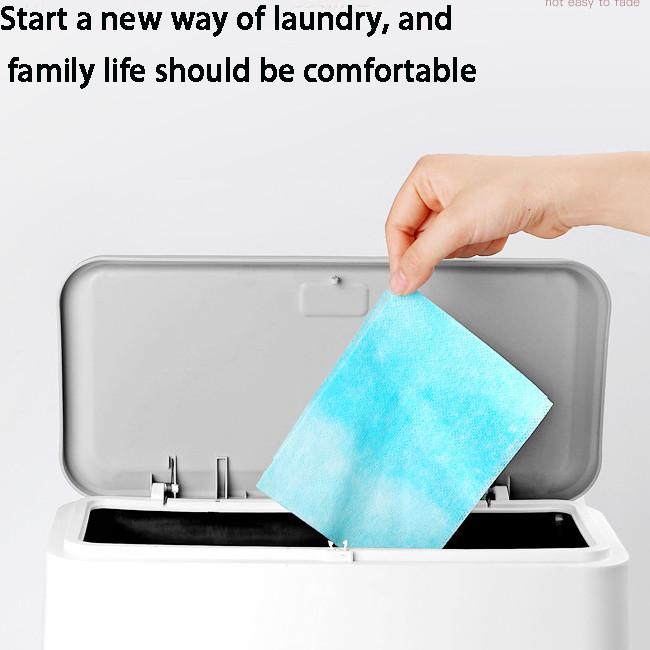 Color absorbing laundry sheets effectiveness demonstration