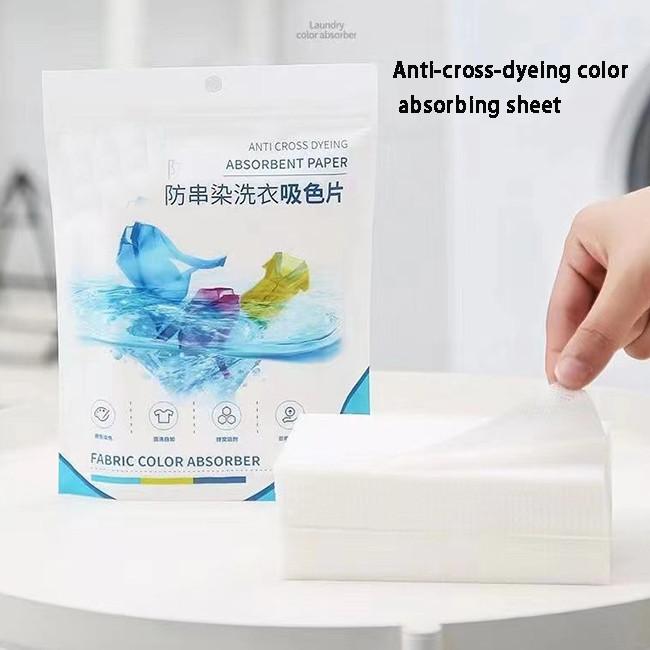 Close-up view of biodegradable laundry sheets