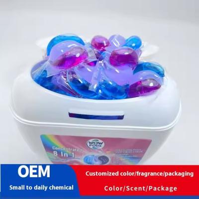 Cina Capsule Lavaggio 3 in 1 da 10g Viola Blu Sostenibile per Bucato in vendita
