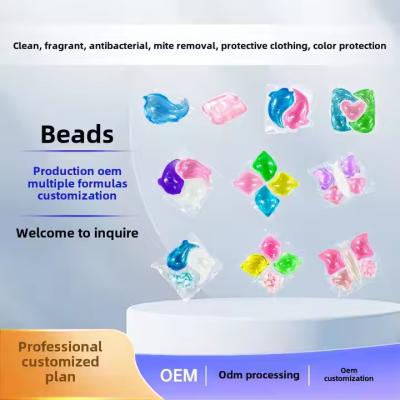 Cina 3 in 1 - tutto naturale - capsule per la biancheria per la pelle sensibile rosa verde viola in vendita