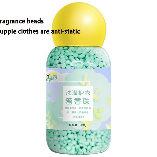 Close-up view of fragrance beads