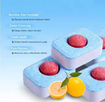 Cina Tablette per lavastoviglie blu-rosso in blocco in vendita