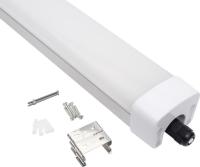 China DLC TUV CE 60W LED Tri Proof Light IP66 Linear Batten 1200mm 7800LM for sale