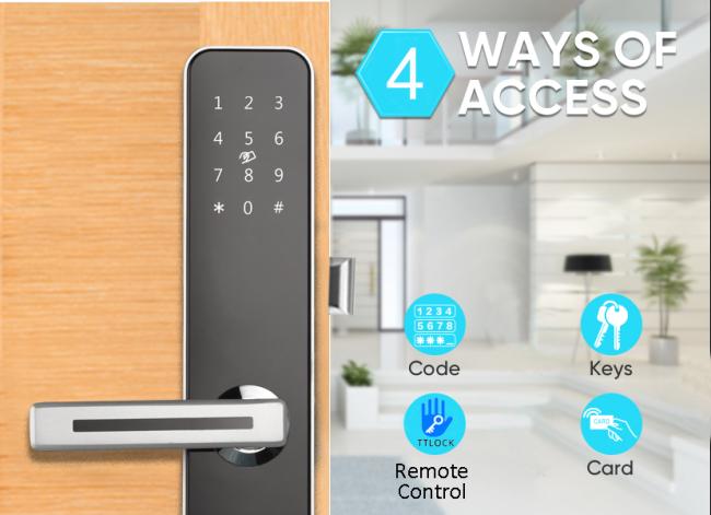 smart door lock unlock ways