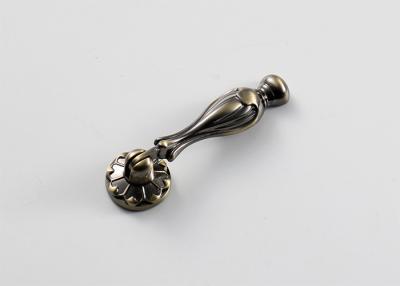 China Kitchen Level Zinc Alloy Antique Drawer Pulls Brushed Bronze Hardware for sale