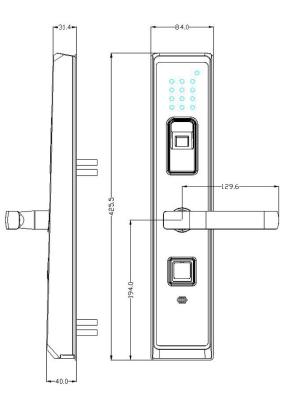 Cina Impronta digitale / codice / carta / chiave di chiusura digitale biometrica in vendita