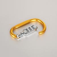 China Hook Shaped Mini Resettable Combination Lock / High Security Password Lock for sale