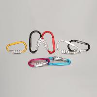 China Hook Shaped Mini Resettable Combination Lock / High Security Password Lock for sale