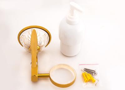 China Classic Design Bathroom Soap Dispenser Holder Brass And Zinc Alloy Material for sale