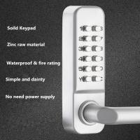China Mechanical Resettable Combination Doorlock Keyless Access Control for sale