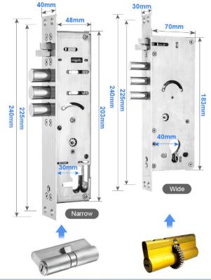 China Área exterior do pátio Código de impressão digital Wifi Fechadura de porta impermeável IP68 liga de alumínio à venda