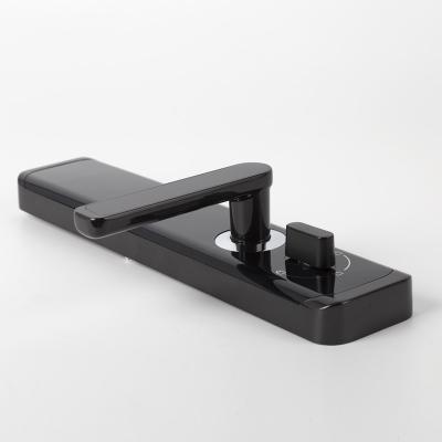 China Black Smart European Standard Mortise Door Lock APP Wifi Function for sale