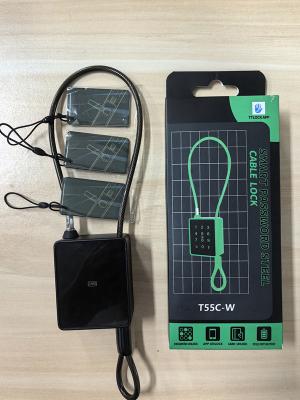 China Key Free Smart Padlock Outdoor With 4Mm Cable And  APP Control Waterproof IP65 for sale