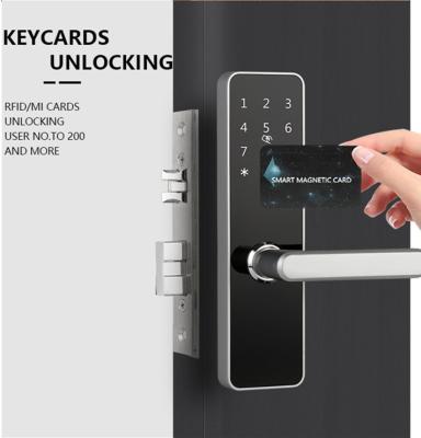 China Bloqueio de porta inteligente sem chave NFC / cartão IC Desbloqueio de tela sensível ao toque teclado Hotel APP à venda