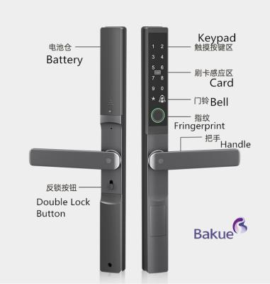 China Aluminum RFID Door Lock Suitable For School Secure Access Management System Electronic Security Device for sale
