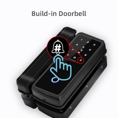 Cina RoHS Smart Bluetooth Blocco impronte digitali per porta di vetro in vendita