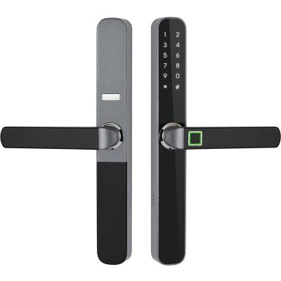 China IP65 Antifreeze Frame Alumínio impressão digital porta de vidro Smart Lock à venda