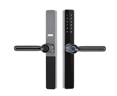 China IP65 Antifreeze Frame Alumínio impressão digital porta de vidro Smart Lock à venda