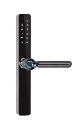 China IP65 Antifreeze Frame Alumínio impressão digital porta de vidro Smart Lock à venda