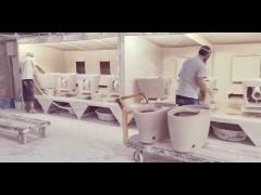 Sifon spoelen type een stuk toilet met slowdown UF cover