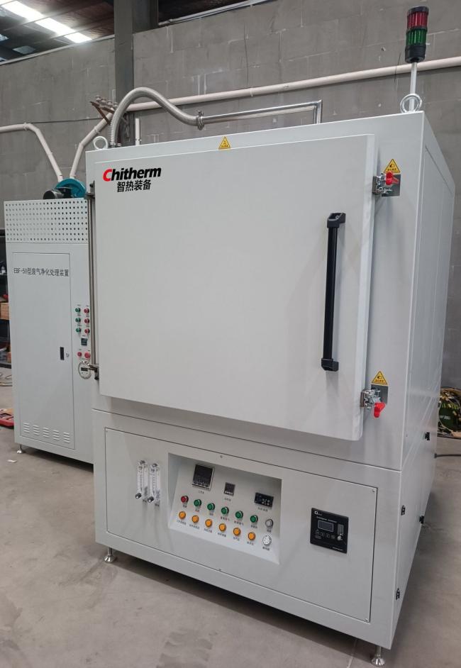 HRF512-05N Hot Air BBO Furnace showing industrial oven structure