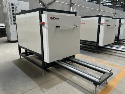 China Light Gray Casing Vertical Atmosphere Box Furnace PID Auto-tuning Atmosphere Box Furnace for sale