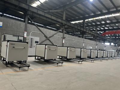 China Light Gray Casing Vertical Atmosphere Box Furnace PID Auto-tuning Atmosphere Box Furnace for sale