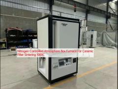 Forno a scatola per la sinterizzazione dei filtri in ceramica a atmosfera controllata con azoto 1000C