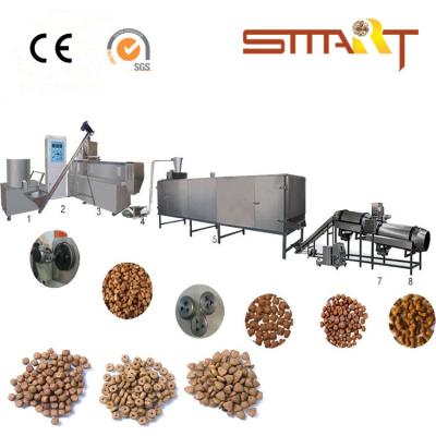 Cina Macchina dell'espulsore dell'alimento per animali domestici della vite del gemello dell'acciaio inossidabile 80kw con grande capacità in vendita