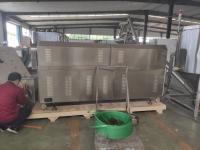 China Simens Control Chocolate Center Filler Puff Snack Machine Stable Performance for sale