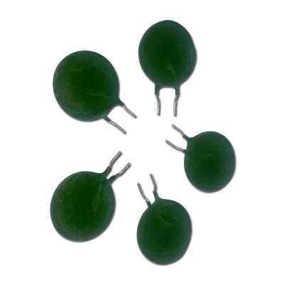 중국 구멍을 통해 방사성 납 디스크 코팅 PTC 온도 변속기 디스크 세라믹 PTC 재설정 퓨즈 265V 170mA 과류 판매용