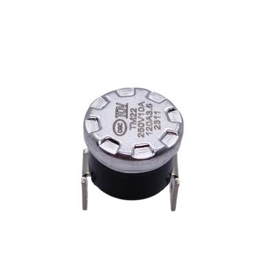 China Auto Reset KSD301 Bakelite Thermal Switch TM22 Normal Closed Aluminum Bimetal Thermostat 10A 250V 120C for sale