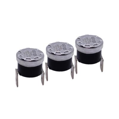 China Auto Reset KSD301 Bakelite Thermal Switch TM22 Normal Closed Aluminum Bimetal Thermostat 10A 250V 120C for sale