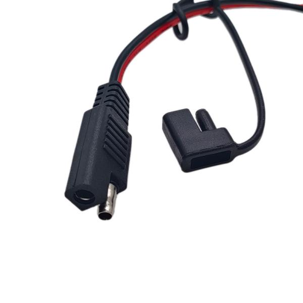 E-Bike Electric Scooter Solar Battery Charger Extension Quick Connect SAE Cable Power Connector Socket With Dust Cap